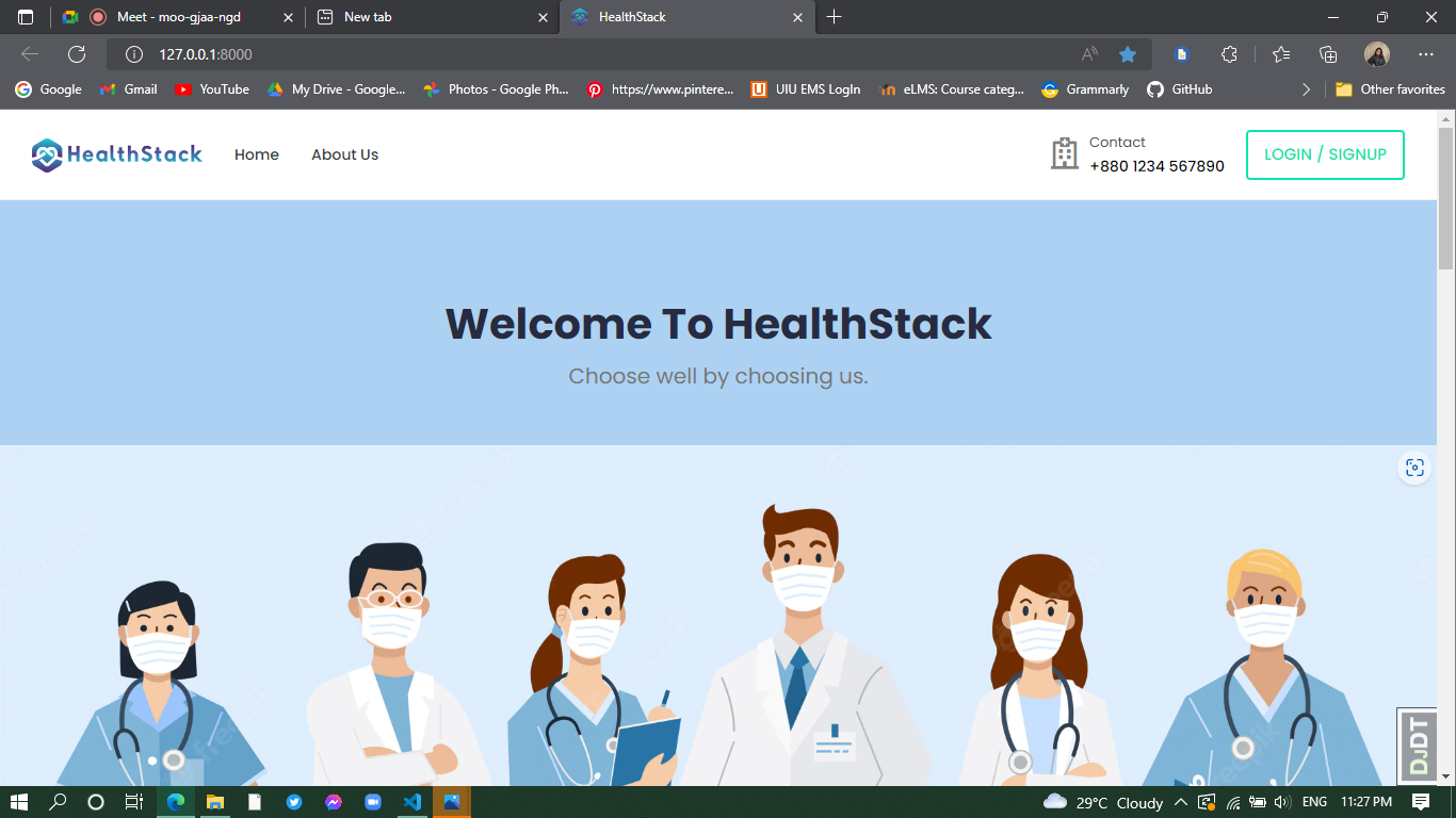 Homepage - HealthStack